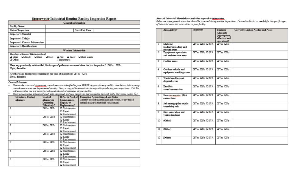 stormwater_inspection_checklist - SolutionsTRAK