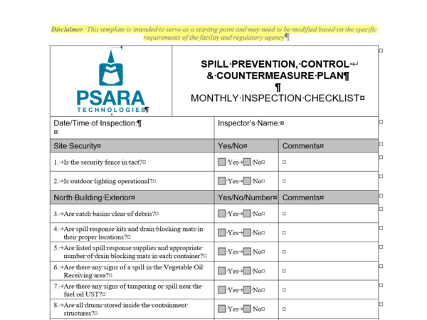 spcc-inspection-checklist-screenshot - SolutionsTRAK